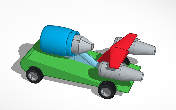 3D design flying car | Tinkercad