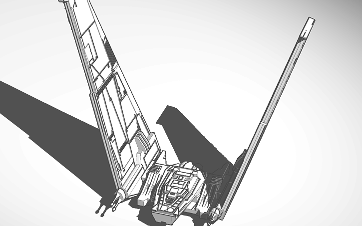 3D design Kylo Ren's Shuttle | Tinkercad