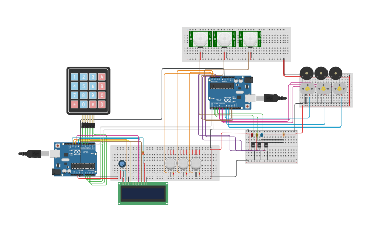 Circuit design Proyecto de programación IET 1-2 Grupo 1 | Tinkercad