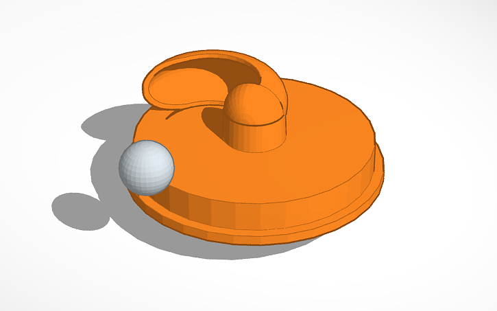 3D design Bingo cage style ball can cap 2 | Tinkercad