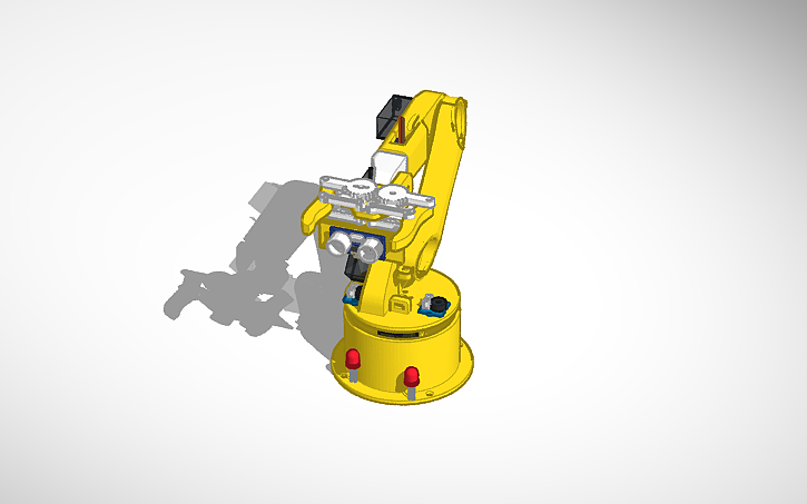 3d Design Arm Robot 3dof End Efector Capit 1sensor Tinkercad