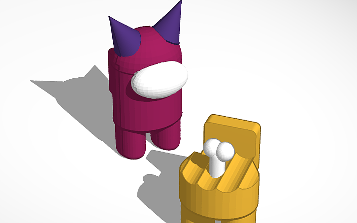 3D design Among Us - Tinkercad