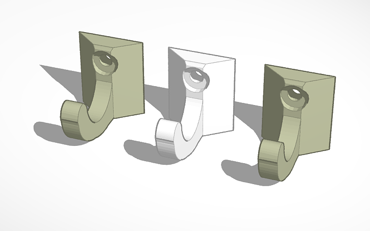 3D design Exquisite Hangers - Tinkercad