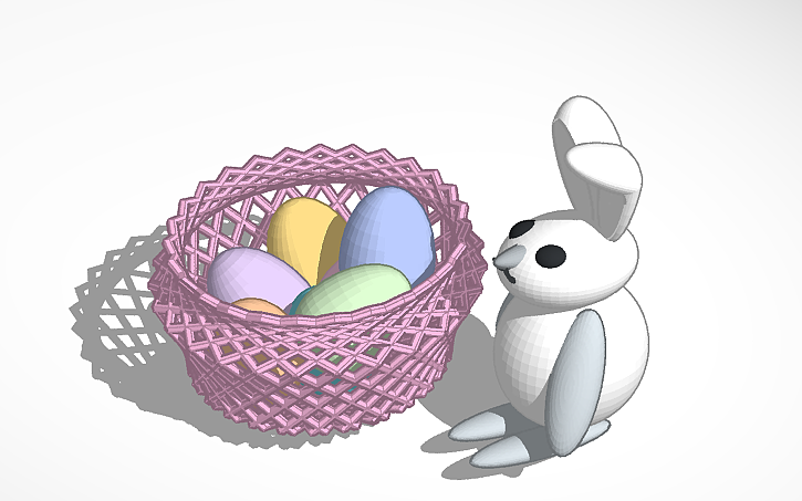 3D design Happy(Early) EASTER!!!!! - Tinkercad