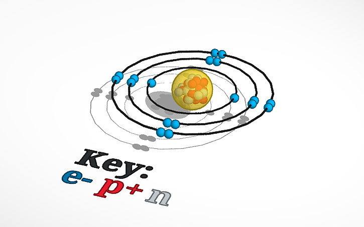 3D design Phosphorus anion^3- | Tinkercad