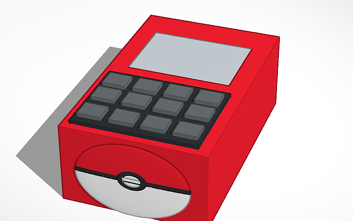 3D design Pokedex | Tinkercad