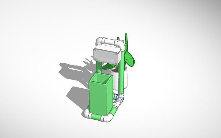 3d Design Colored Plant Watering Device Structure Tinkercad