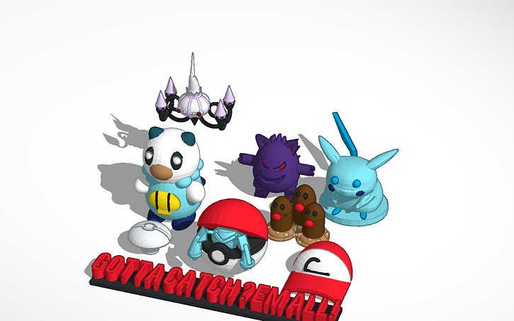 3D design Pokemon - Tinkercad
