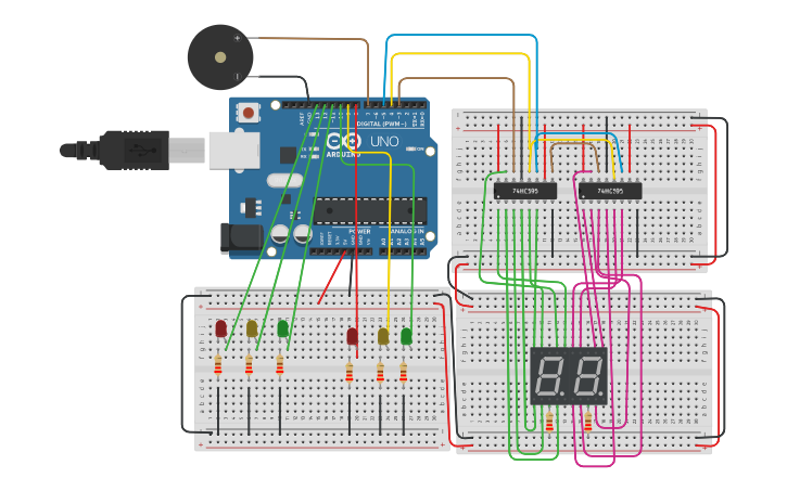 Circuit design 2 desafio 2tp.semaforo - Tinkercad
