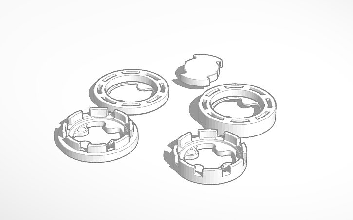 3D design Arsenal deadlock layer system template updated - Tinkercad