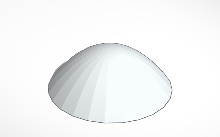 3D design snow pile - Tinkercad