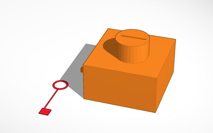 3D design door lock - Tinkercad