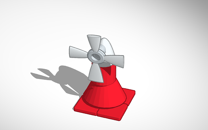 3D design windmill - Tinkercad