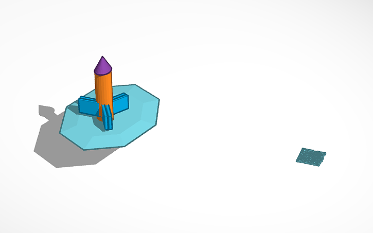 3D design Rocket Rulers (Fletcher, Ava, Poppy and Scarlett H) - Tinkercad