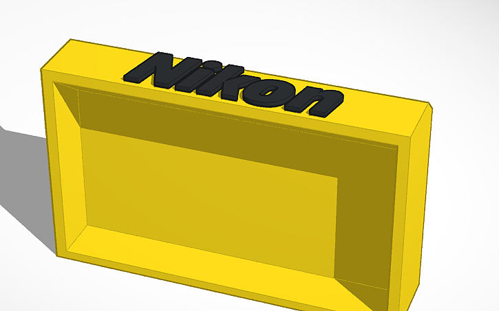 3D design Nikon Display Stand v3 | Tinkercad