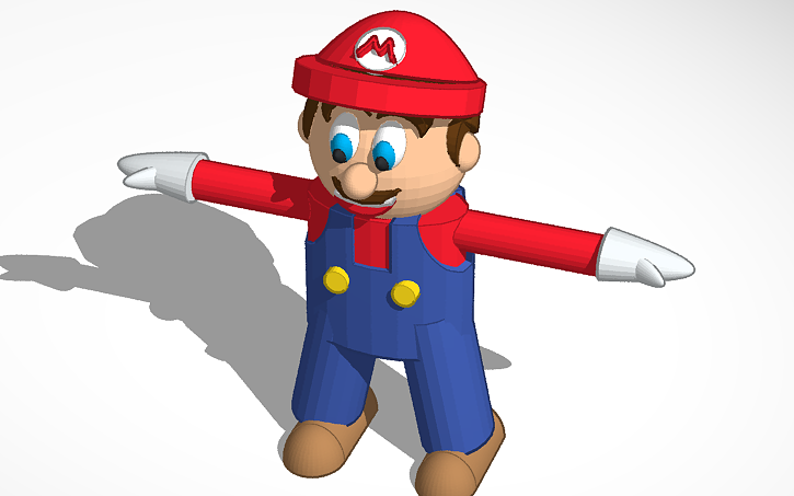 3D design Super Mario | Tinkercad