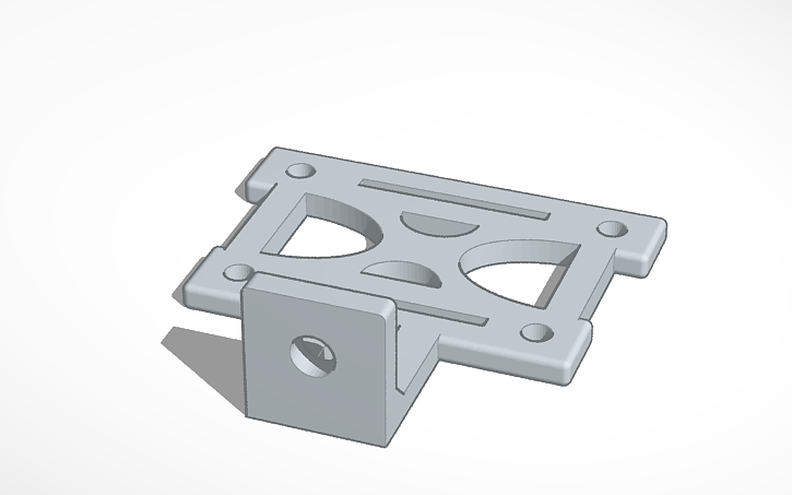 3D design RealSense T265 and D415 Mount - Tinkercad
