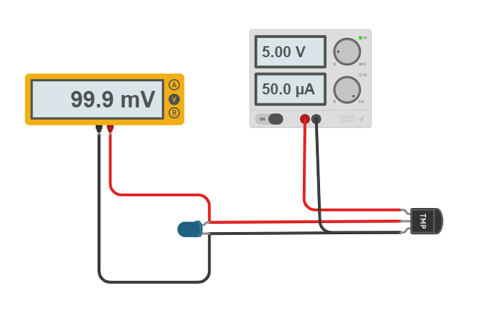 Circuit design Sensor (A) | Tinkercad