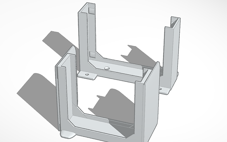 3D design fan bracket 90 & 120 mm - Tinkercad