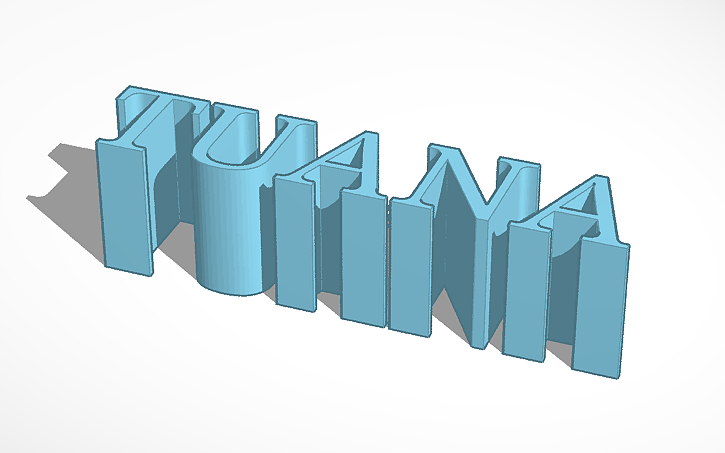 3D design TUANA | Tinkercad