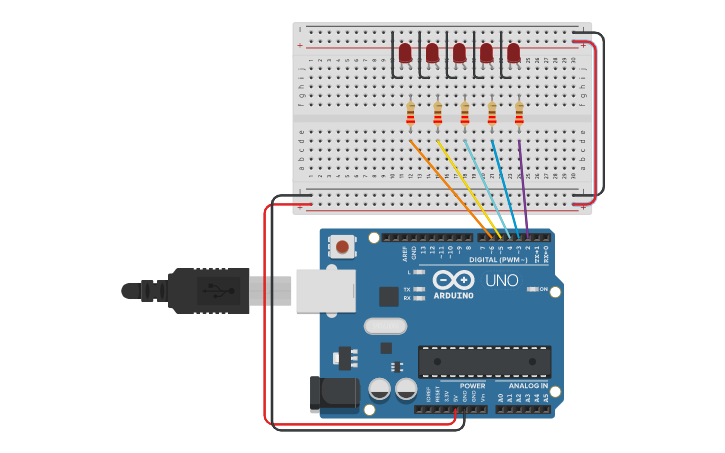 Circuit Design Exercise 5 For Serial Communication Tinkercad