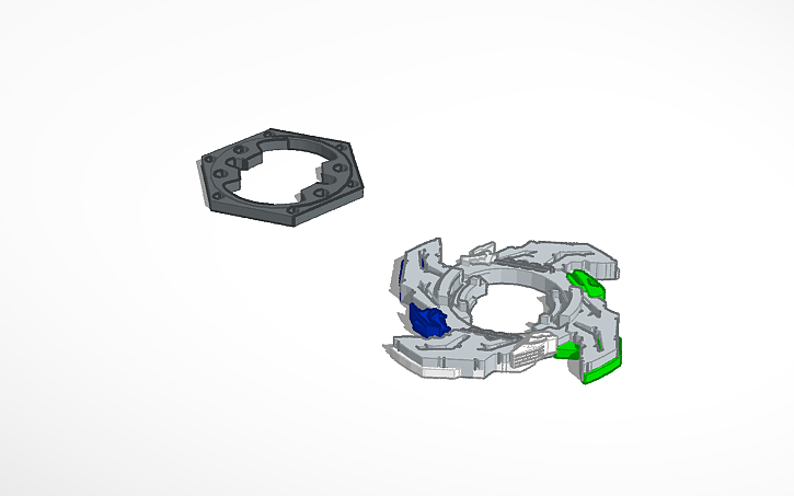 3D design bound spirits beyblade plastic gen - Tinkercad