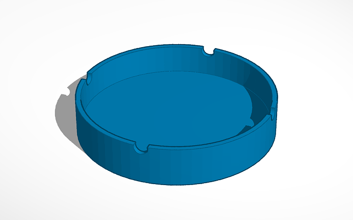 3D design Ashtray - Tinkercad