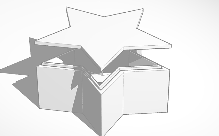 3D design Star box | Tinkercad