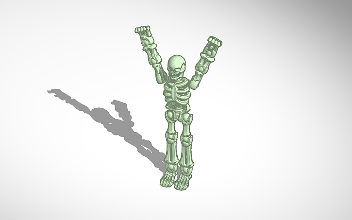 3D design Spooky Spooky Skeleton | Tinkercad