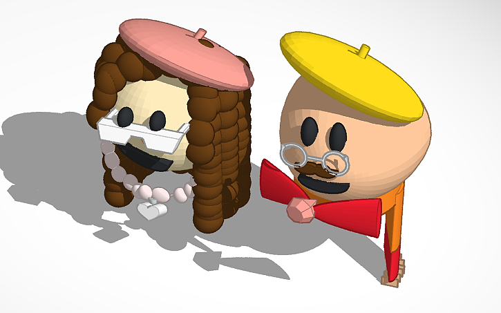 3D design BEST FRIENDS | Tinkercad
