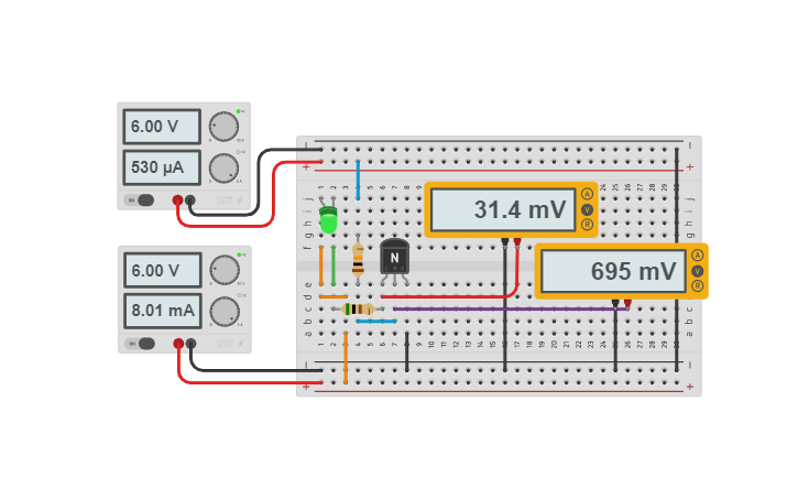 Circuit design CIRCUITO 3 - LAB 4 - Tinkercad