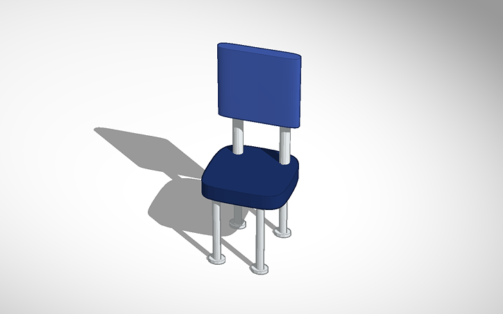 3D design chair - Tinkercad
