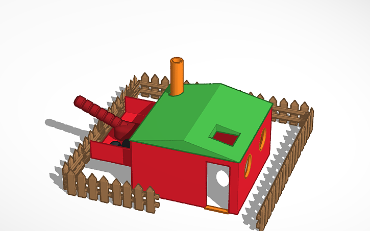 3D design Copy of house - Tinkercad
