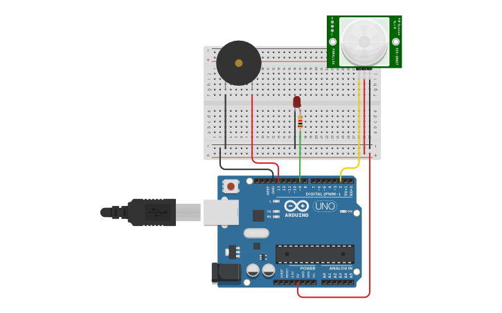Circuit design Progetto IoT | Tinkercad