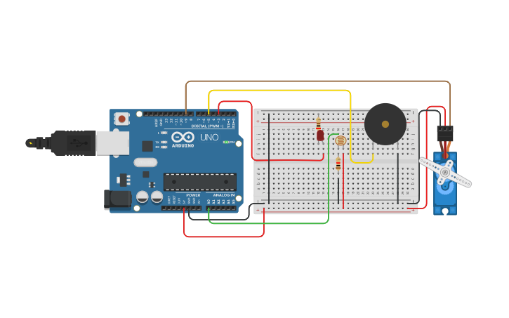 Circuit design Luminosidade | Tinkercad