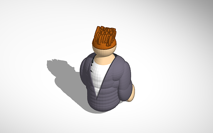 3D design Rick Astley - Tinkercad