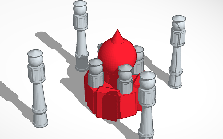 3D design castel - Tinkercad