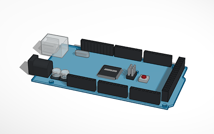 3d Design Arduino Mega 2560 Tinkercad