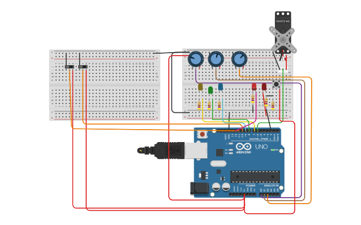 Circuit design microcontroller final test - Andrew Taormina | Tinkercad