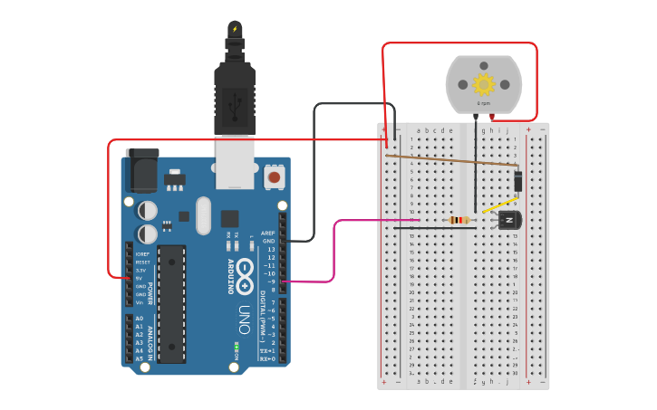 Circuit design InputText - Tinkercad
