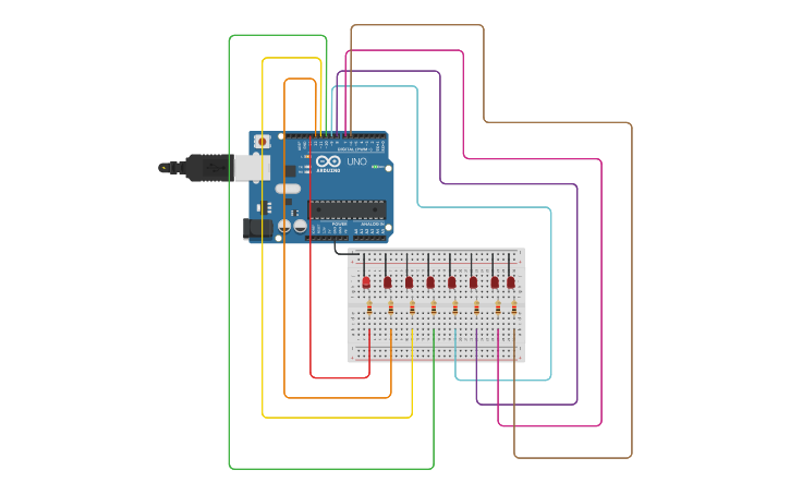 Circuit design Actividad 1 - Tinkercad