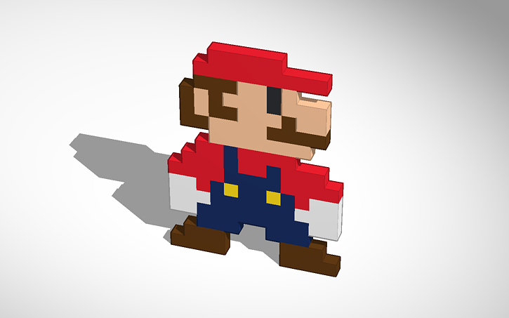 3D design Super Mario Bro... Just Mario - Tinkercad