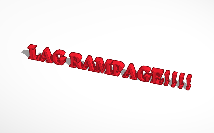 3D design Lag contest - Tinkercad