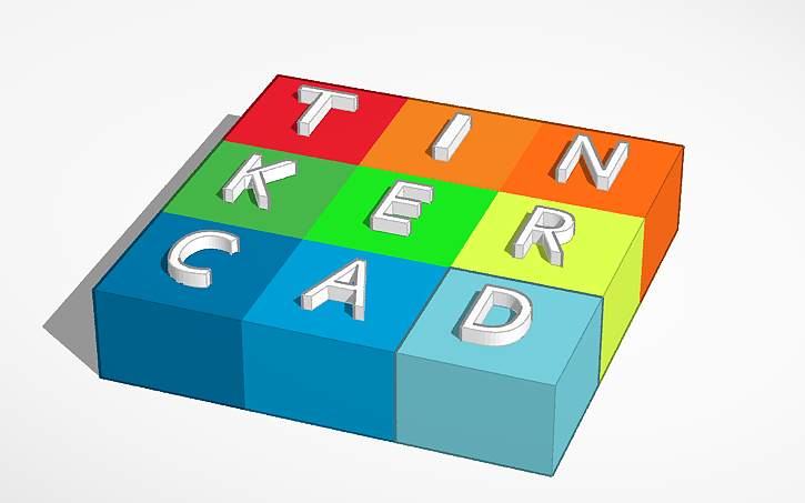 3D design Tinkercad logo | Tinkercad
