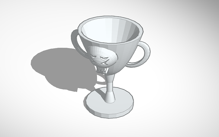 3D design barf trophy | Tinkercad