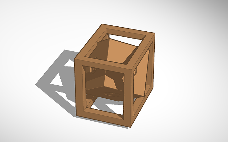 3D design Cube Inside a Cube - Tinkercad
