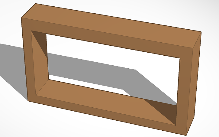 3d Design Picture Frame Tinkercad