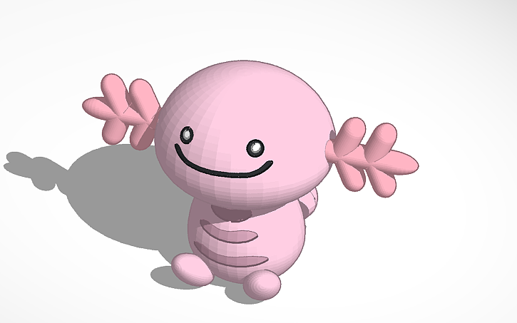 3D design Shiny Wooper 2.0 - Tinkercad