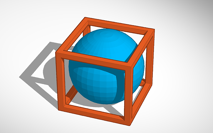 3D design Impossible Box + Ball - Tinkercad