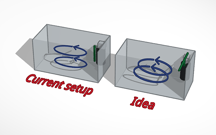 3D design Aquarium flow | Tinkercad